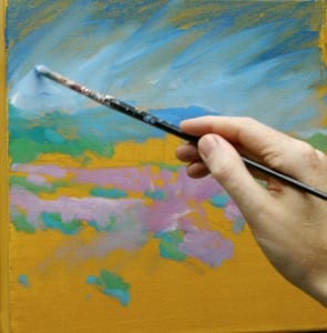 How to Paint like Monet: Acrylic Landscape Painting Lesson - 2/4