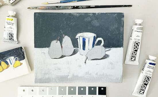 How to Create Strong Painting Compositions using 'Notan' Design