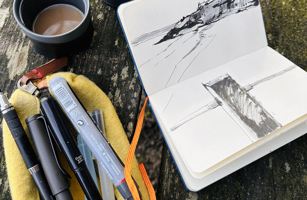 How to Draw a 10 Minute Seascape Sketch