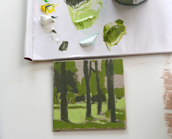 How to Paint a Realistic Landscape (With Only 4 Colours)